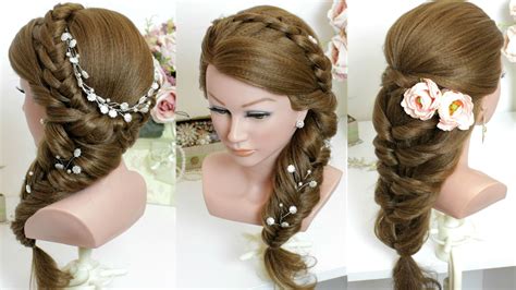 Cool Easy Hairstyles Long Hair Wedding Female Side Shaved Hairstyle