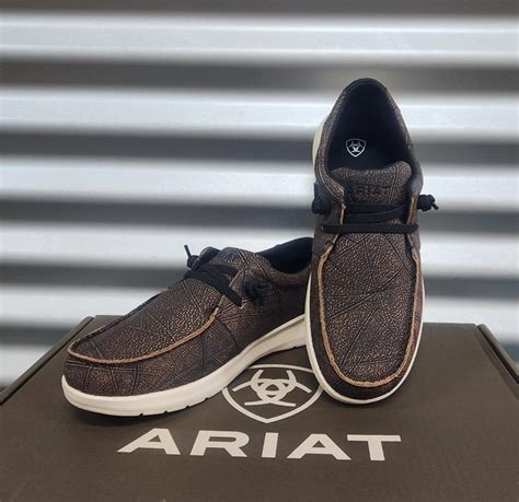 Ariat Mens Hilo Worn Brown Roundyard