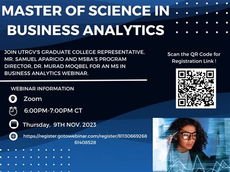 Master Of Science Business Analytics On Linkedin Msba Utrgv