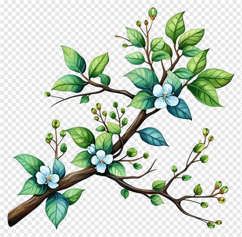 Watercolor Tree Branch Png PNGWing
