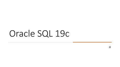 Oracle Sql 19c Agendapptx Databases Computer Software And Applications