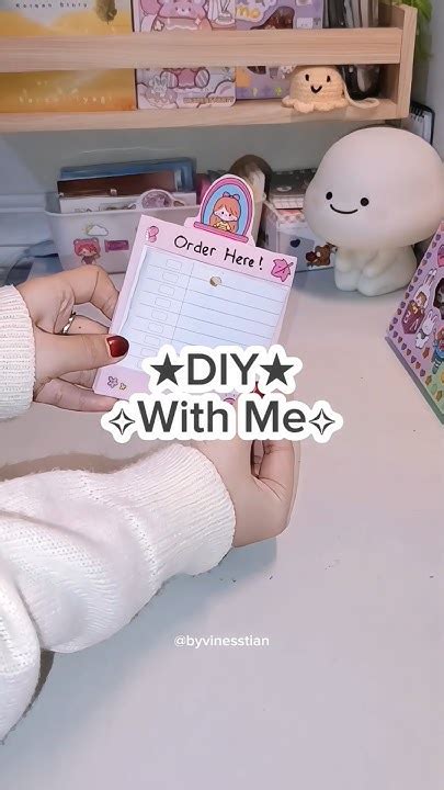 [diy] Note List Order 📝🌷 Diywithme Diy Craft Notes Notebook
