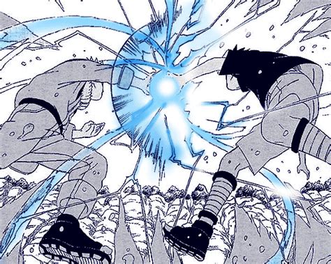 Rasengan Shuriken Vs Chidori 
