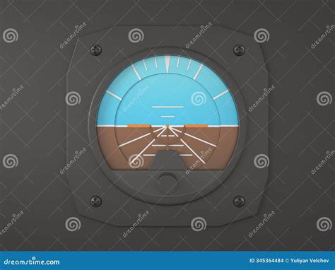 Attitude Indicator And Turn Coordinator Blueprints Cartoon Vector