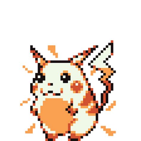 Pokemon Gen 1 Pikachu Front Sprites [shiny] By Argentenuem On Deviantart