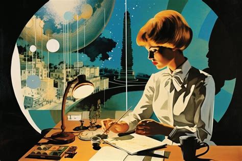 businesswoman multitasking at her desk 214 block 1 0 premium ai