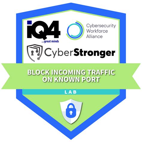 block incoming traffic on known port credly