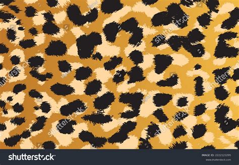 Vector Leopard Camouflage Pattern Modern Yellow Stock Vector Royalty