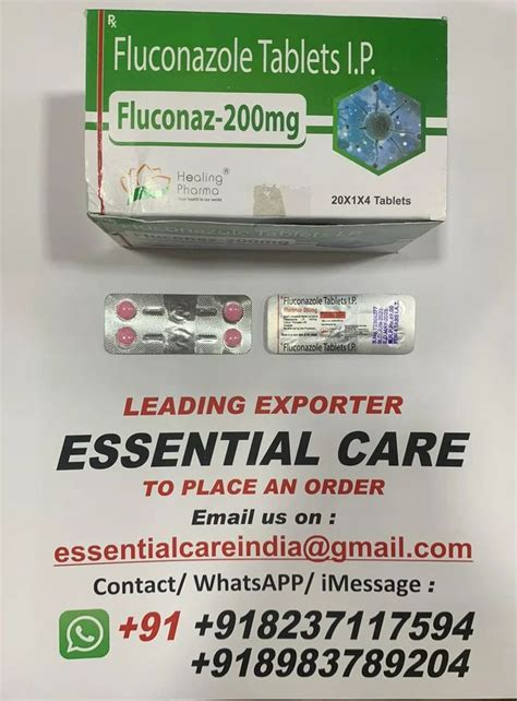 Fluconazole Tablets 200 Mg At Rs 600box Forcan Tablet In Nagpur Id