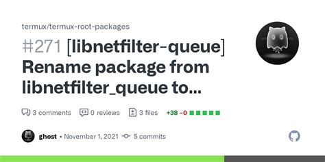 Libnetfilter Queue Rename Package From Libnetfilter Queue To Libnetfilter Queue Pull Request