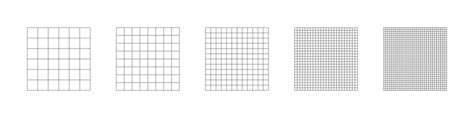Premium Vector Grid Pattern Background Collection Set Of Grid Pattern