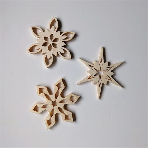 Scroll Saw Snowflake Etsy