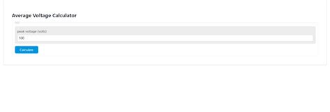 Average Voltage Calculator Calculator Academy