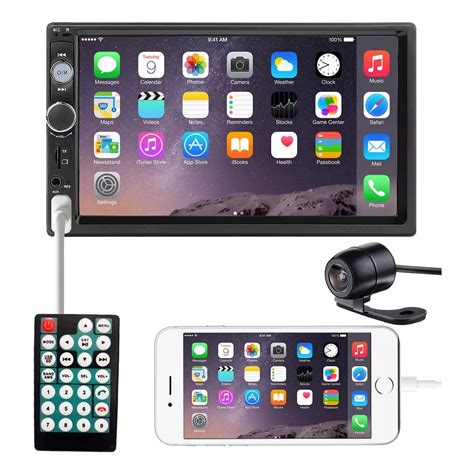 Central Multimidia Mp5 2 Din Usb Bluetooth Espelhamento Via Cabo 7010b Brinde Shopee Brasil