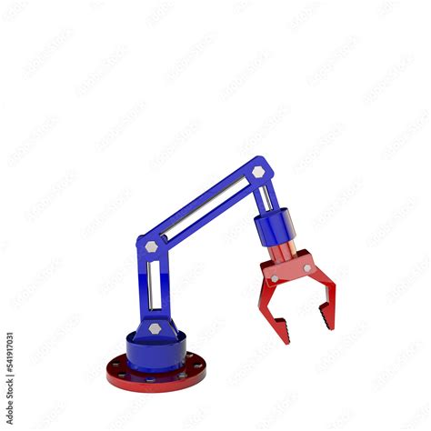 Robotic Arm Isolated On Transparent Background Stock Illustration Adobe Stock