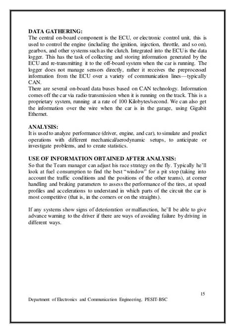 Architecture And Data Acquisition By Embedded Systems In Automobiles Se
