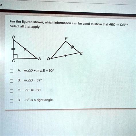 solved for the figures shown which information can be used to show