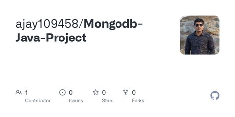 Github Ajay109458mongodb Java Project