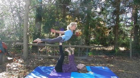 Attempting Two Person Acro Stunts Youtube