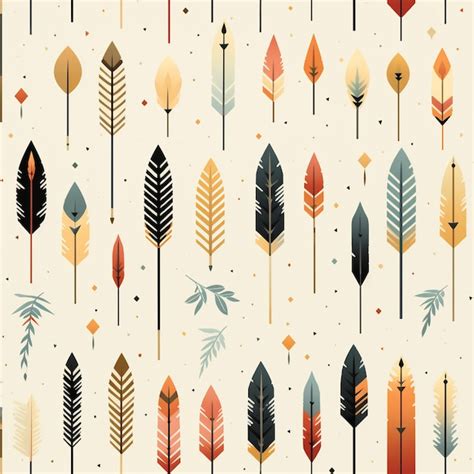 Premium Ai Image Boho Seamless Pattern Premium Ai Image Boho Seamless Pattern