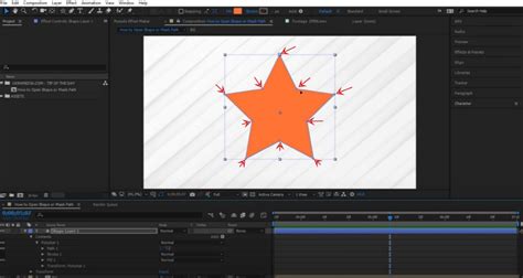 After Effects Tip How To Open Shape And Mask Path Ukramedia