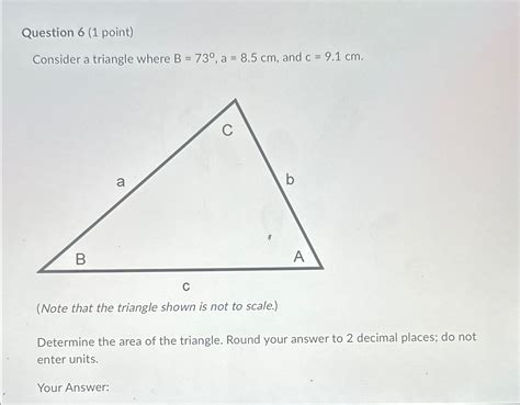 Solved Question 6 1 ﻿pointconsider A Triangle Where