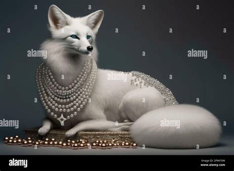 Anime White Fox With Wings