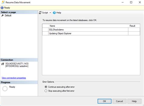 Suspend And Resume Data Movement In Sql Server Always On Availability