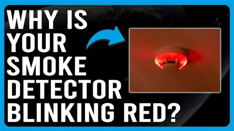 Blinking Red Light On Smoke Detector Mean
