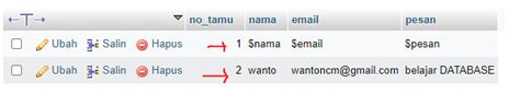 PHP Part Penerapan Statement Pernyataan Pada Form Dan Database MySQL CatatanKu