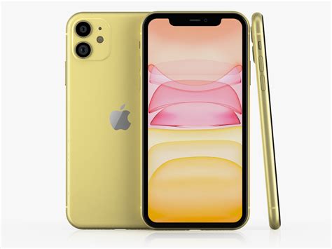 Apple Iphone 11 Color Model Turbosquid 1450083