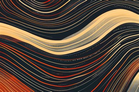 Abstract Background Texture Design Modern Pattern With Lines Vector Illustration Premium Ai
