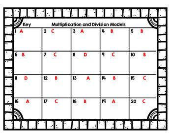 Arrays For The Holidays Multiplication And Division Models By Allison Harig