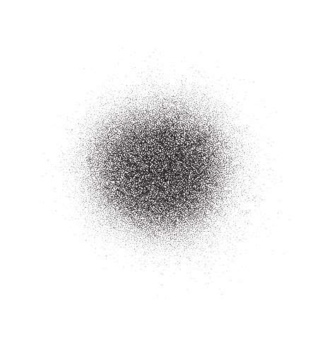 Spray Circle Gradient Noise Dotted Round With Grunge Textured Effect Circular Stipple Brushed