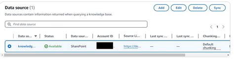 Integrate Amazon Bedrock Knowledge Bases With Microsoft Sharepoint As A