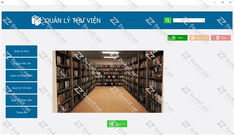 Đồ án Java Swing Phần Mềm Quản Lý Thư Viện Đồ án IT
