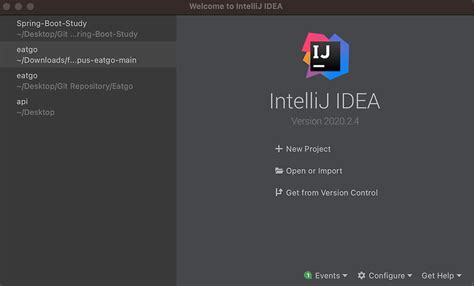 04인텔리제이에서 스프링 부트 프로젝트 생성하기애플리케이션 개발