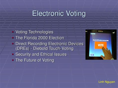 PPT Electronic Voting PowerPoint Presentation Free Download ID 2786584