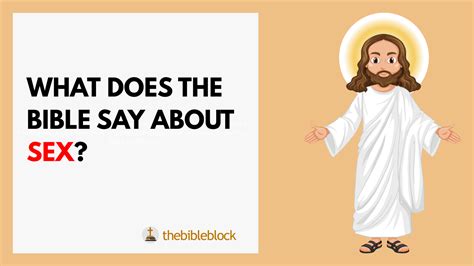 What Does The Bible Say About Sex