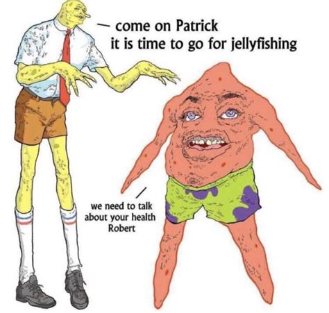 Human Spongebob And Patrick