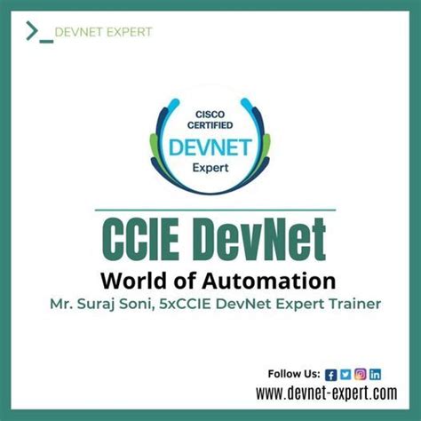 Devnet Expert On Linkedin Cciedevnet Automation Devnet