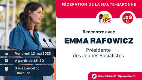 Emma Rafowicz à La Fédération Ps Haute Garonne