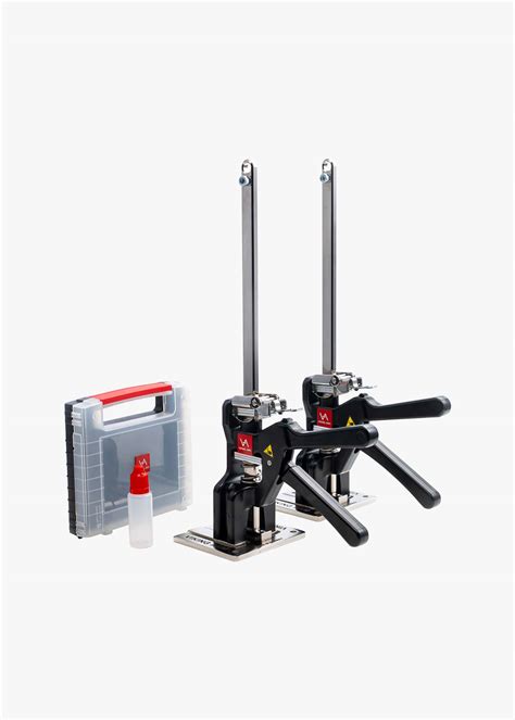 Two Professional Hand Lifting Jacks In One Protective Case Viking Arm
