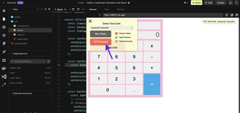 Build A Javascript Calculator Testing Bug Javascript The