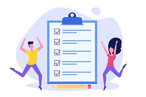 효과적인 시간 관리 사람들은 사업 계획을 완료했습니다 팀 기뻐 작업 완료 벡터 그림 검사 보기에 대한 스톡 벡터 아트 및 기타