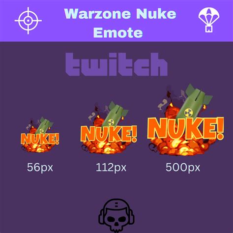 Animated Warzone Nuke Emote Instant Png Downloads Etsy