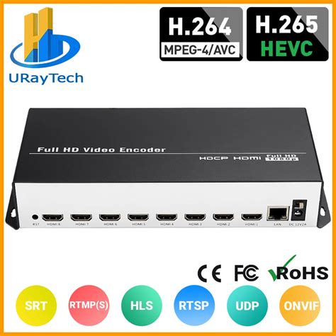 Streaming Video Encoder H264 Rtmp Encoder 4k Encoder Iptv H265