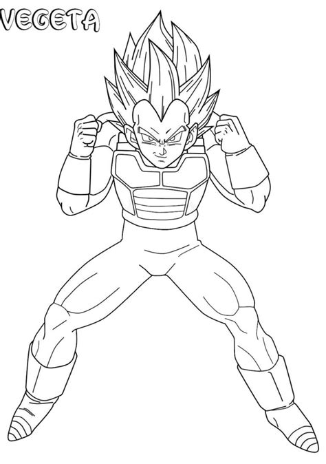 Dragon Ball Z Para Colorear Goku
