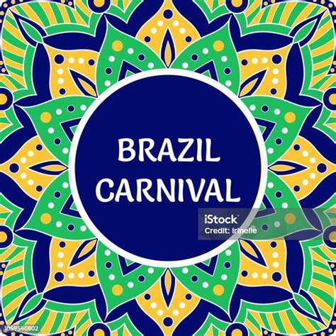 브라질 카니발 일러스트 벡터입니다 열 대의 화려한 배경입니다 리오 데 자네이 배너 축제 디자인 댄스 표시 포스터 카드 또는 음악 축제 전단지 브라질에 대한 스톡 벡터 아트