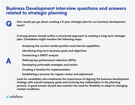 37 Business Development Questions Adaface